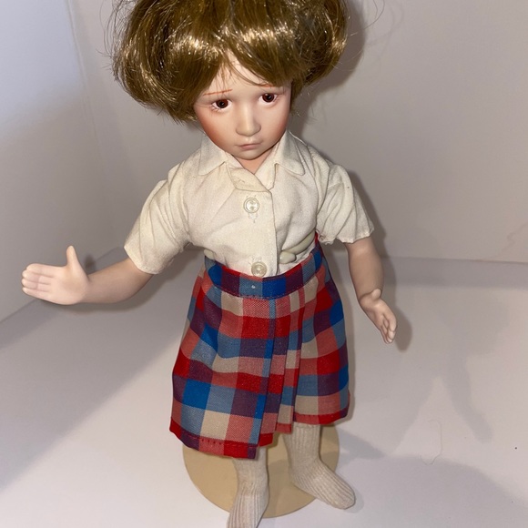 Other | Norman Rockwell Doll Mimi 1986 German Porcelain | Poshmark